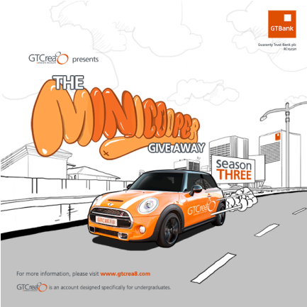 GTBank to Reward GTCrea8 Customers with Mini Cooper Car – Urhobo Today