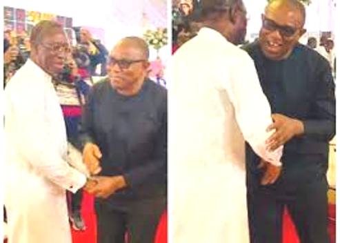 Peter Obi, Ifeanyi Okowa Exchange Pleasantry At ThisDay Publisher ...